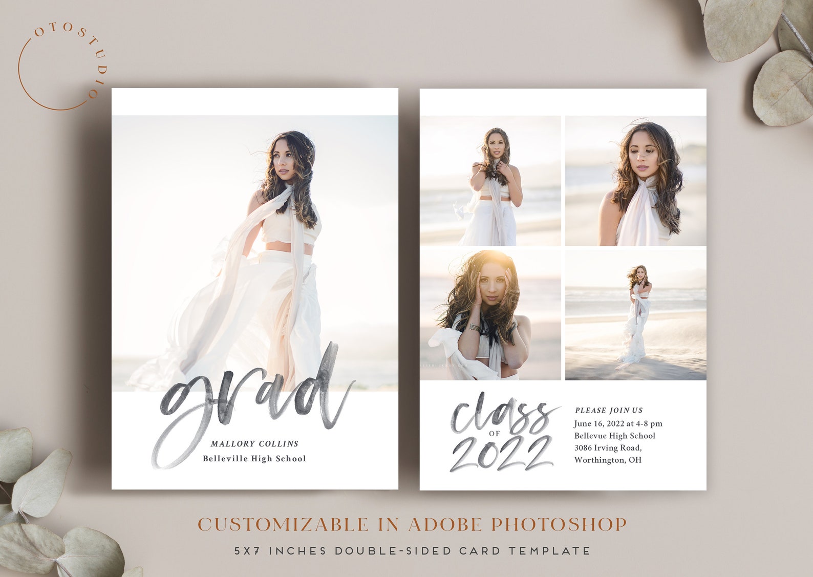 Graduation Announcement Template Class of 2022 Senior Card for ...