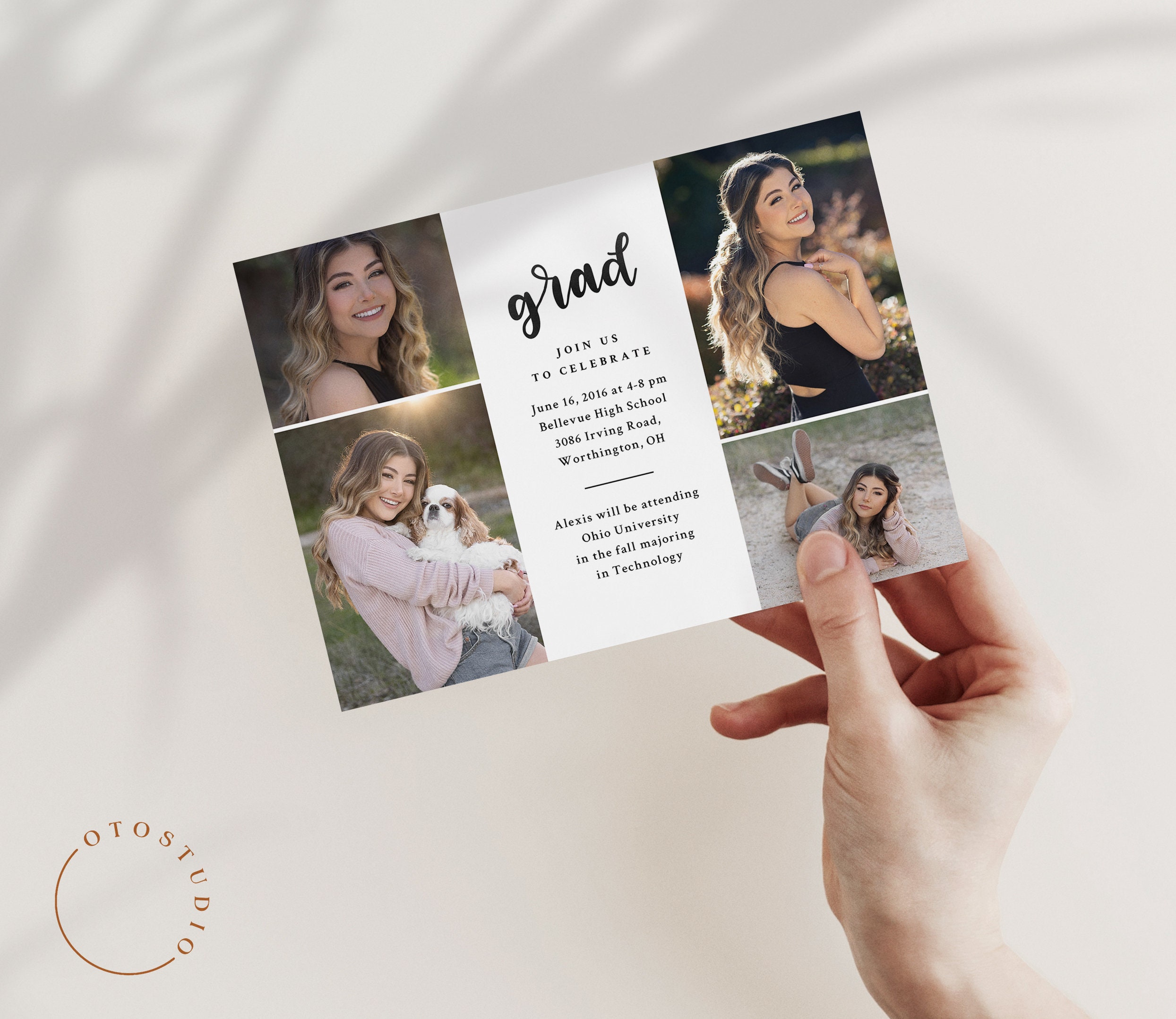 Graduation Announcement Template 2022 Senior Card for | Etsy