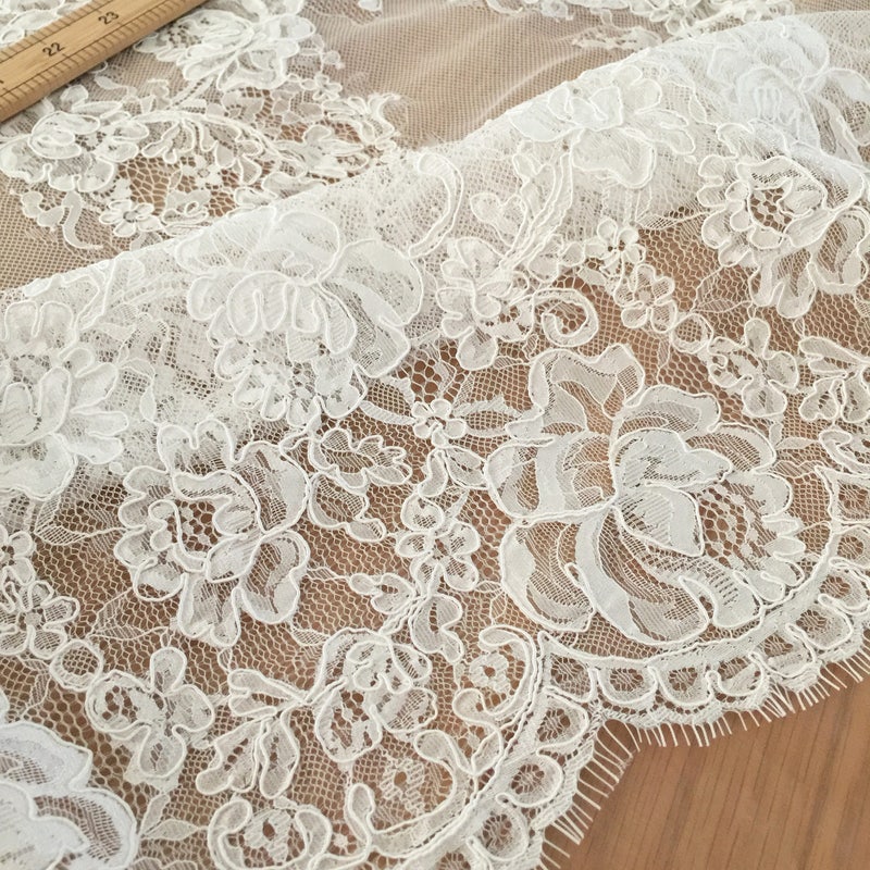 Alencon Lace Fabric - Etsy