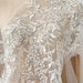 LARGE Heavy Beaded Bridal Applique - IVORY - Venice Lace Beaded ...