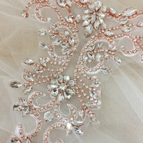 Rose Lace Applique - Etsy