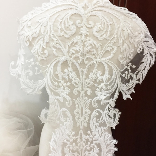 Lace Top Overlay for Wedding Dress - Etsy