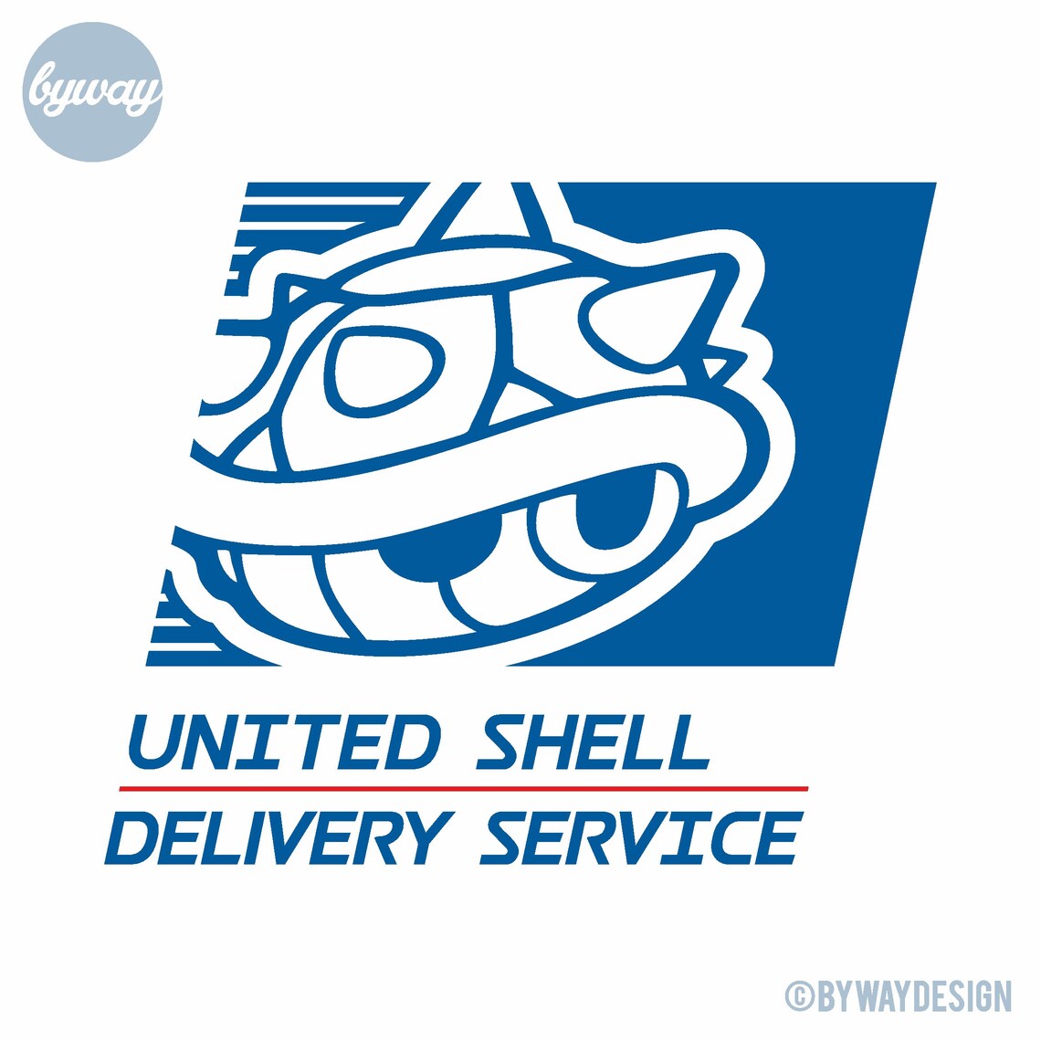 United Shell Delivery Service T-shirt Mario Kart USPS - Etsy