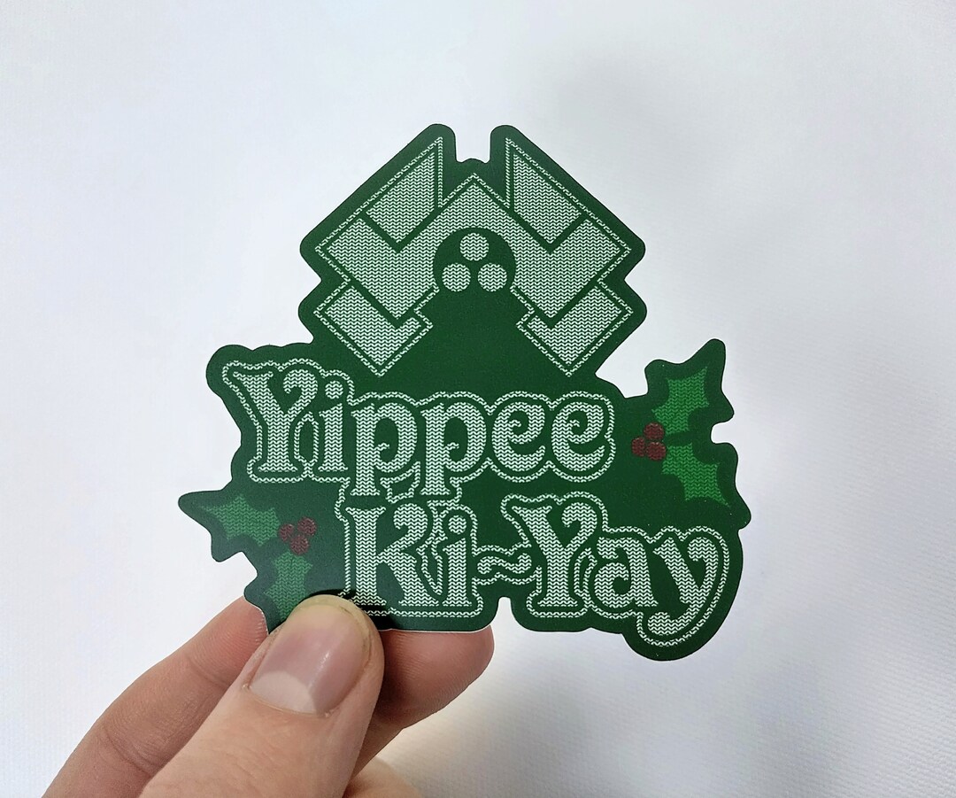 Yippee Ki-yay Vinyl Sticker Die Hard John Mcclane Hans - Etsy