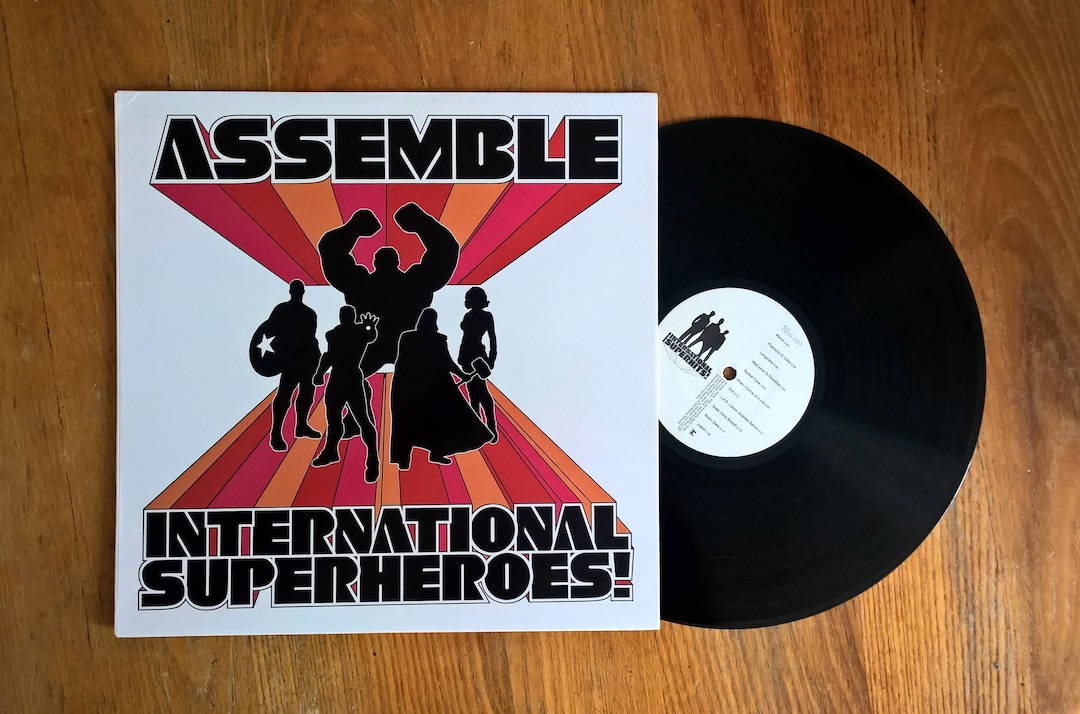 International Superheroes 12" Vinyl Record - Marvel Avengers / Green ...