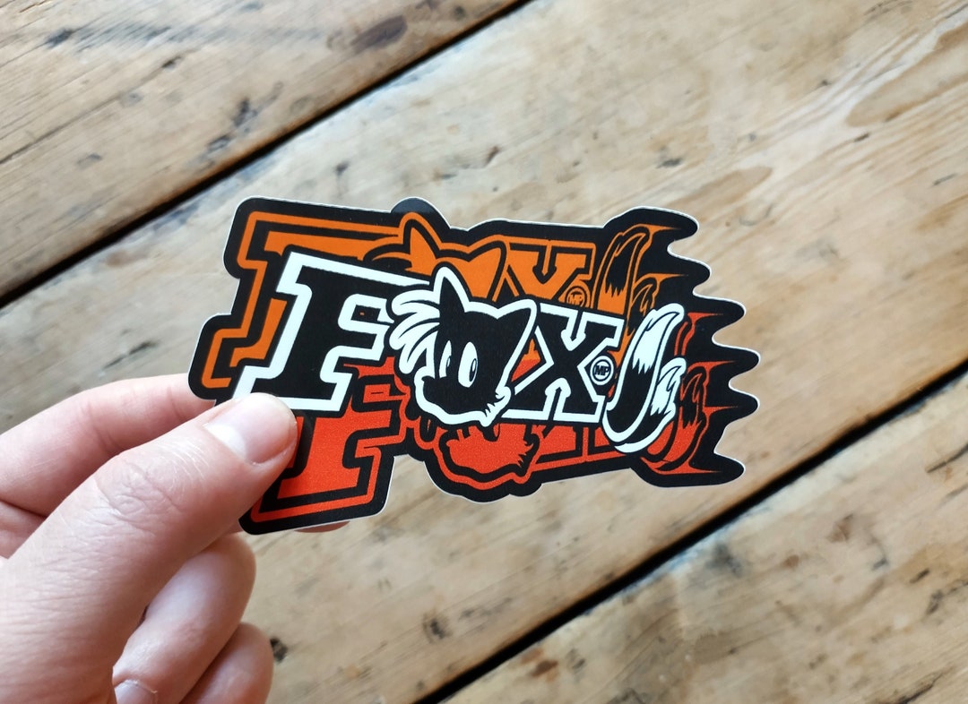 Two Tailed Fox Vinyl Sticker Tails, Miles Prower, Sonic, Fox Racing ...