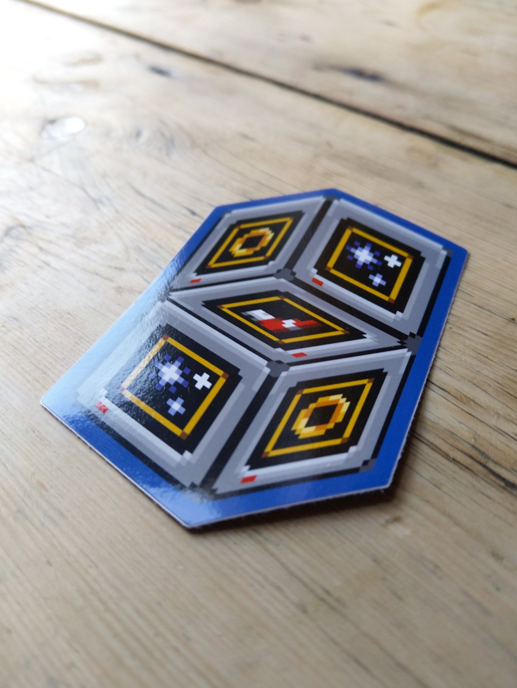 Sonic Power-up Item Box Illusion Vinyl Sticker Sonic the | Etsy