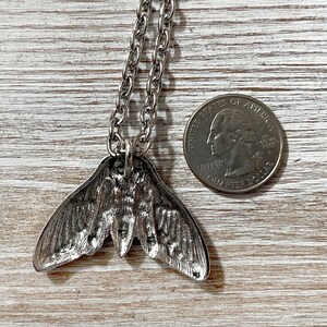 Death's Head Hawk Moth Stainless Steel Necklace ~ Skull Necklace ...