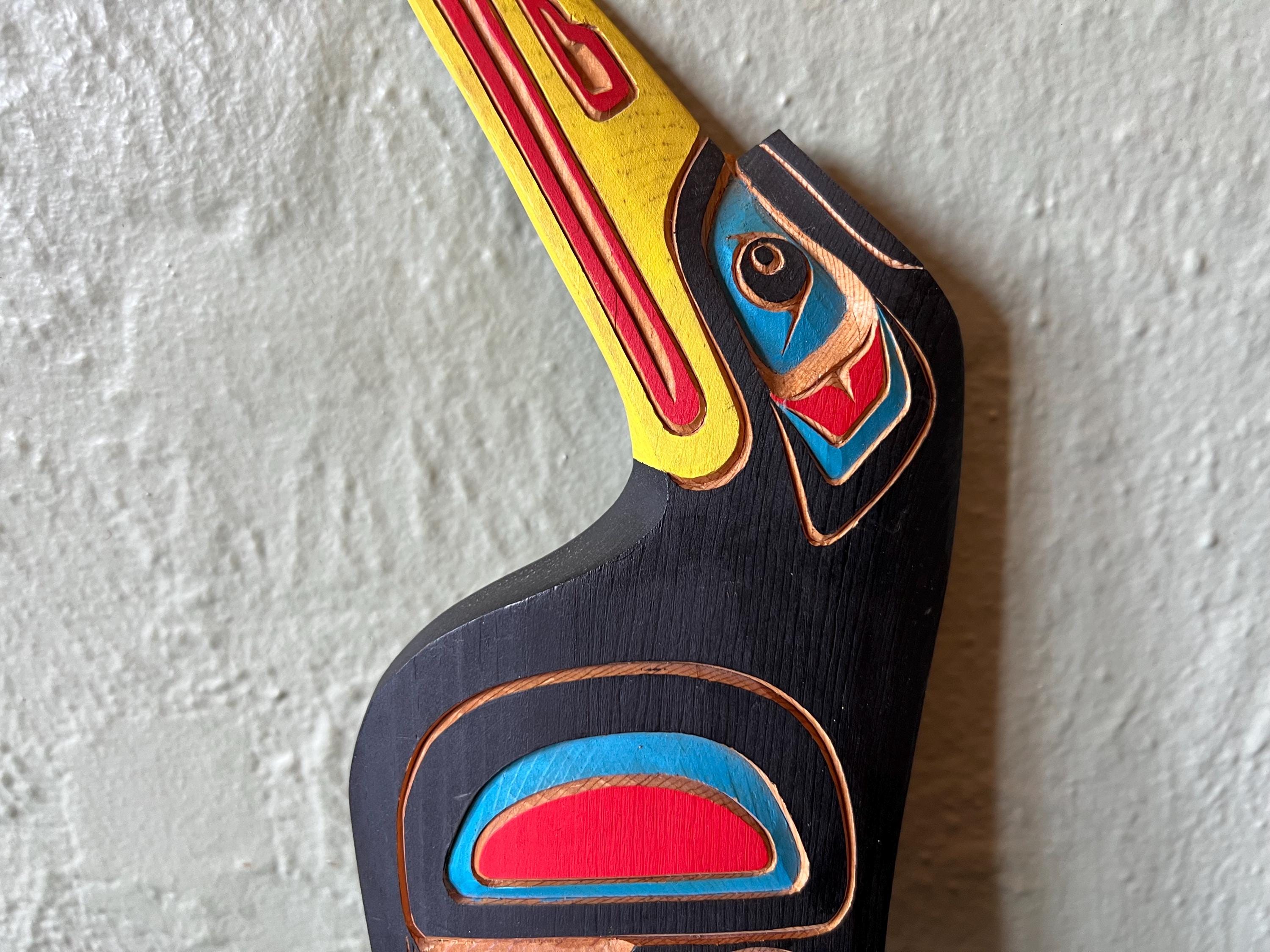 West Coast B.C. KWAKIUTL Hummingbird, Native Artist Jack James Jr. 10 ...