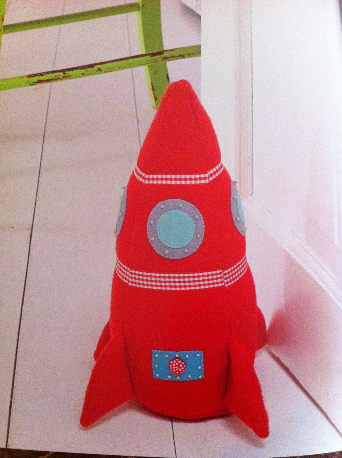 rocket ship spaceship decor door prop shelf sitter stuffed | Etsy