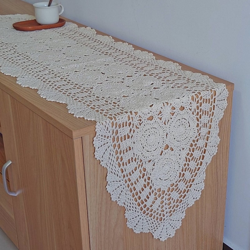 Crochet Lace Runner - Etsy