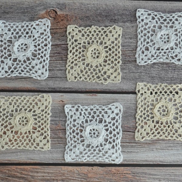 Square Crochet Doily - Etsy
