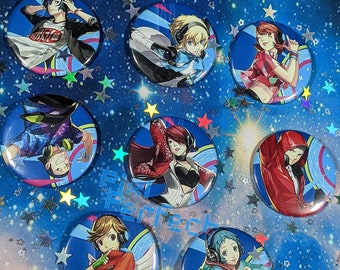 Persona 5 Pin Buttons 2.25 | Etsy