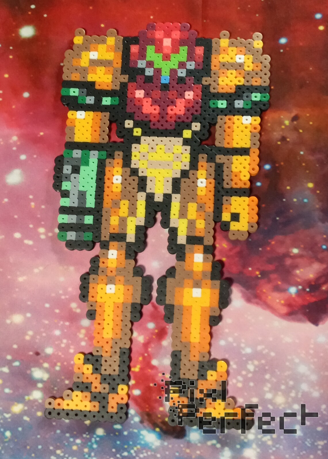 Samus Aran Perler Sprite metroid - Etsy