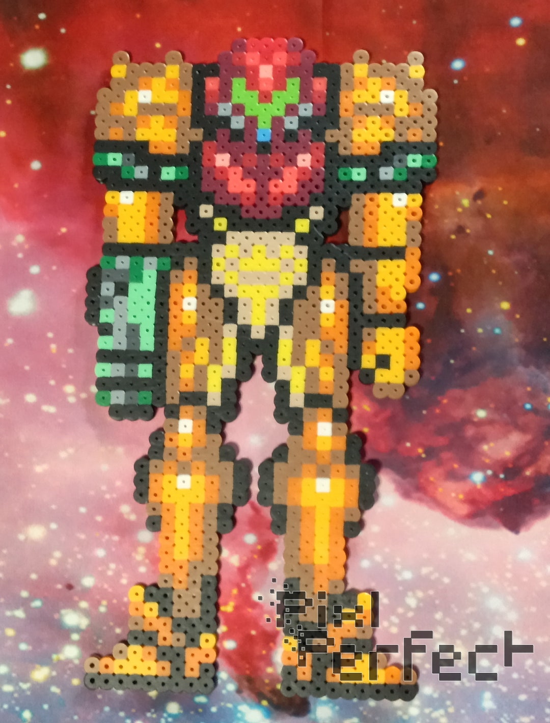 Samus Aran Perler Sprite (metroid) - Etsy