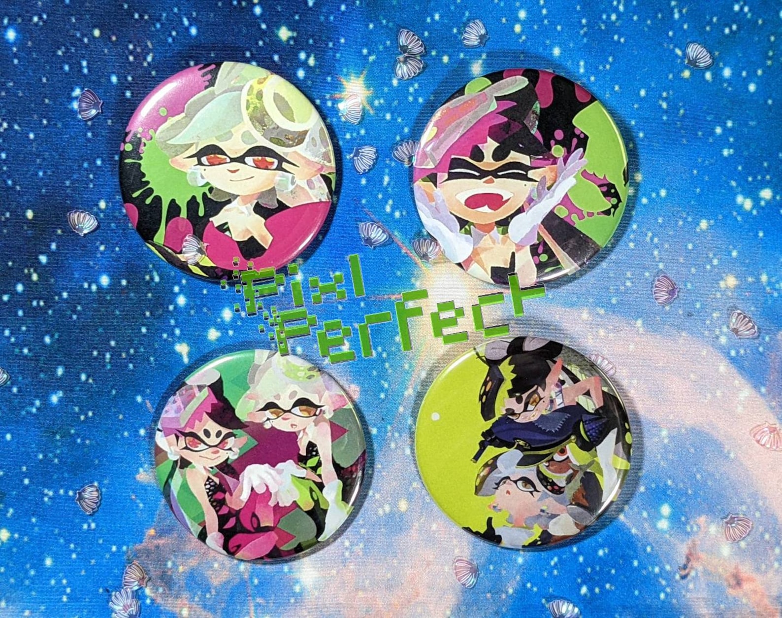 Splatoon Pin Buttons 2.25 - Etsy
