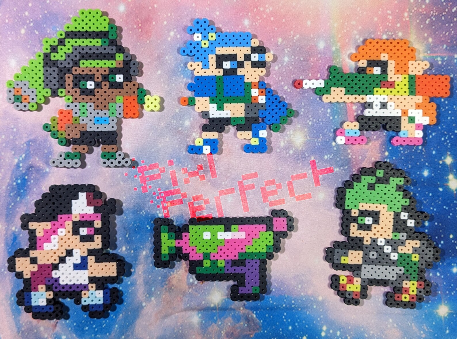 Splatoon Perler Sprites/keychains - Etsy