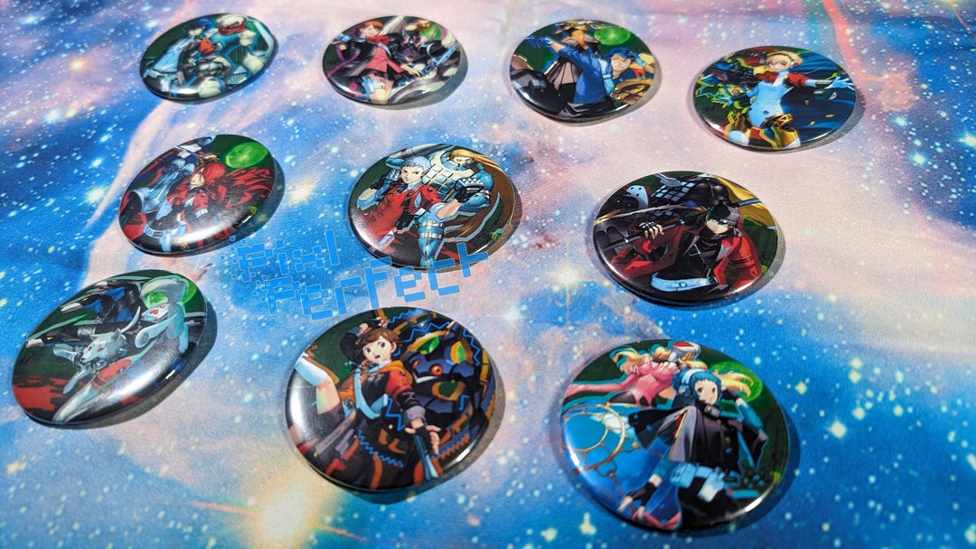 Persona 3 Pin Buttons 2.25" - Etsy