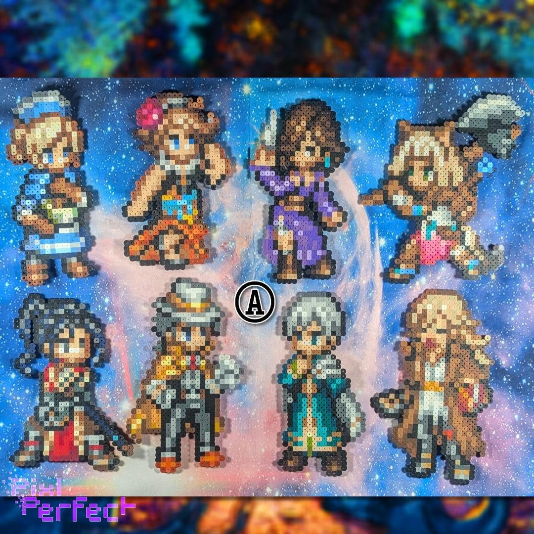 Octopath Traveler 2 Perler Bead Character Sprites - Etsy