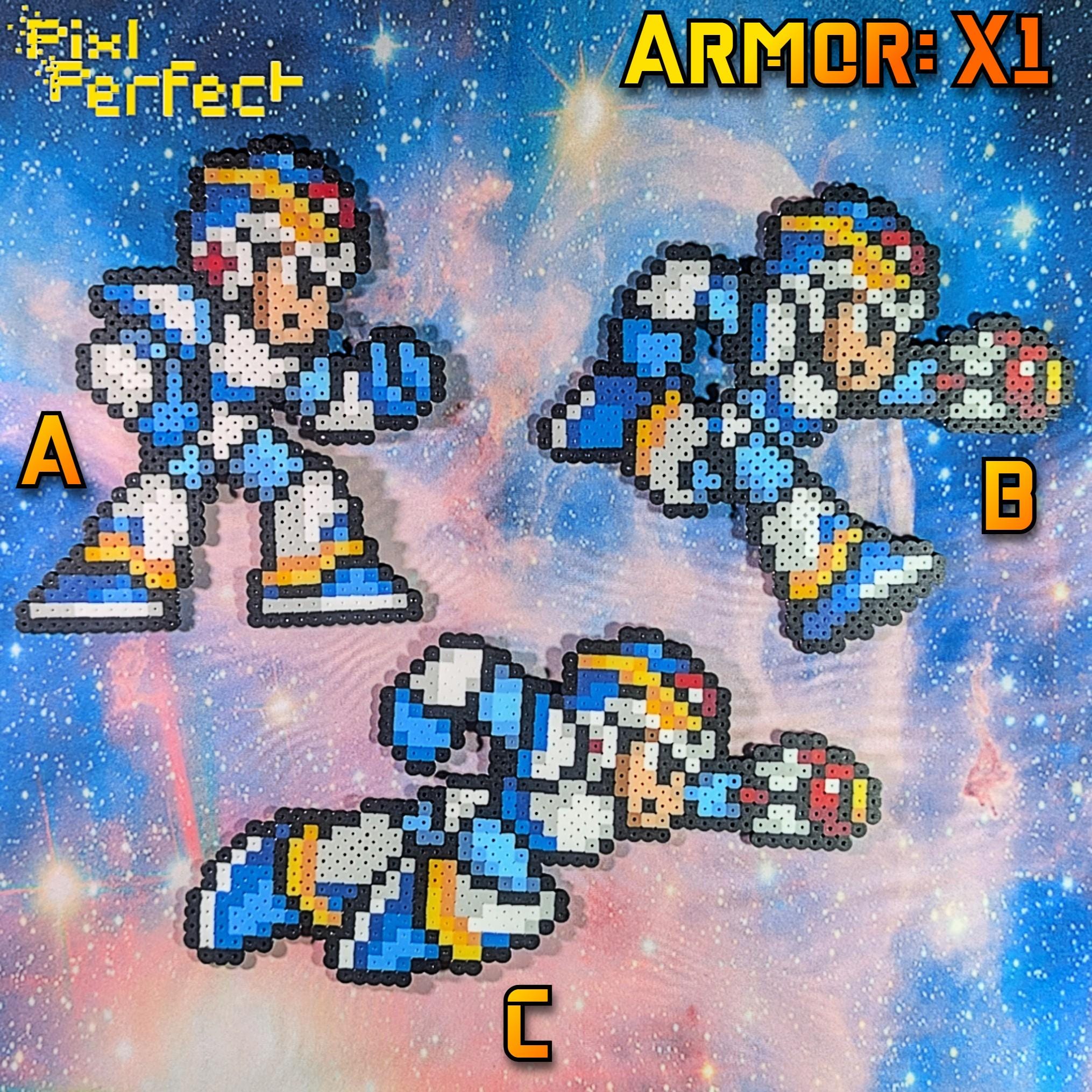 Mega Man X Perler Bead Sprites - Etsy