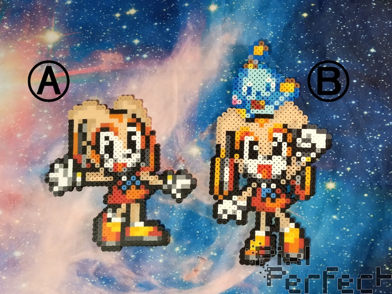 Sonic the Hedgehog Perler Sprites - Etsy