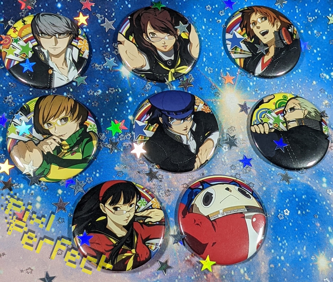Persona 4 Pin Buttons 2.25" - Etsy