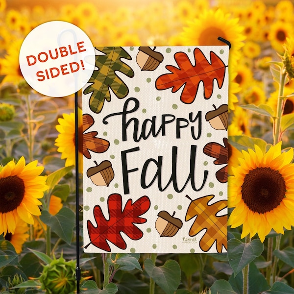 Fall Garden Flag - Etsy