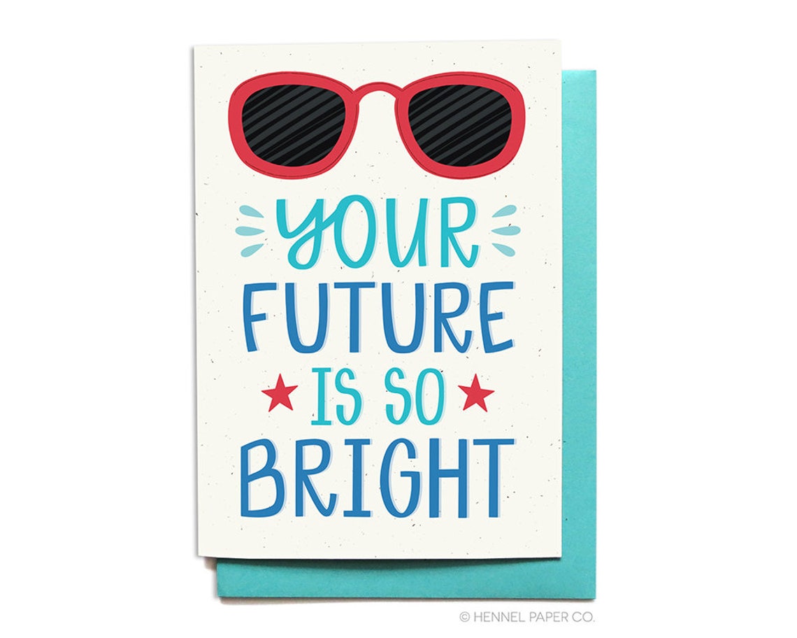 Bright Future Graduation Card: Class of 2023 - Etsy