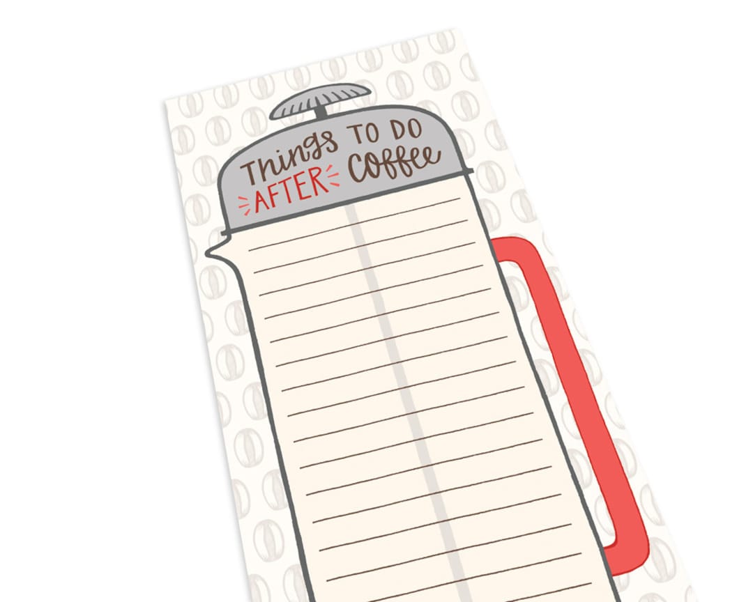 Coffee Notepad - Funny to Do List - Desk Notepad - Daily to Do List ...
