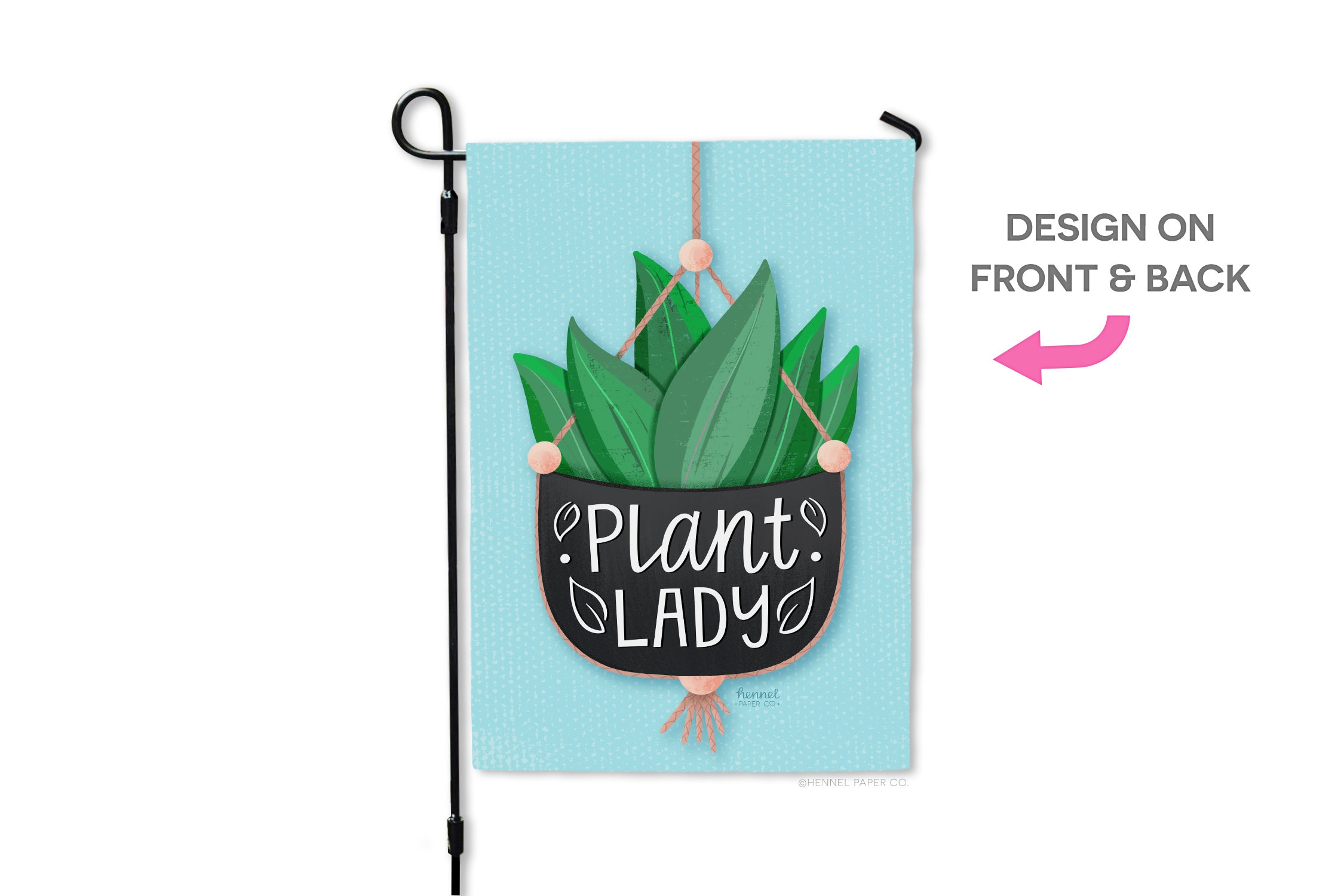 Plant Lady Garden Flag: Double Sided Outdoor Decor - Etsy