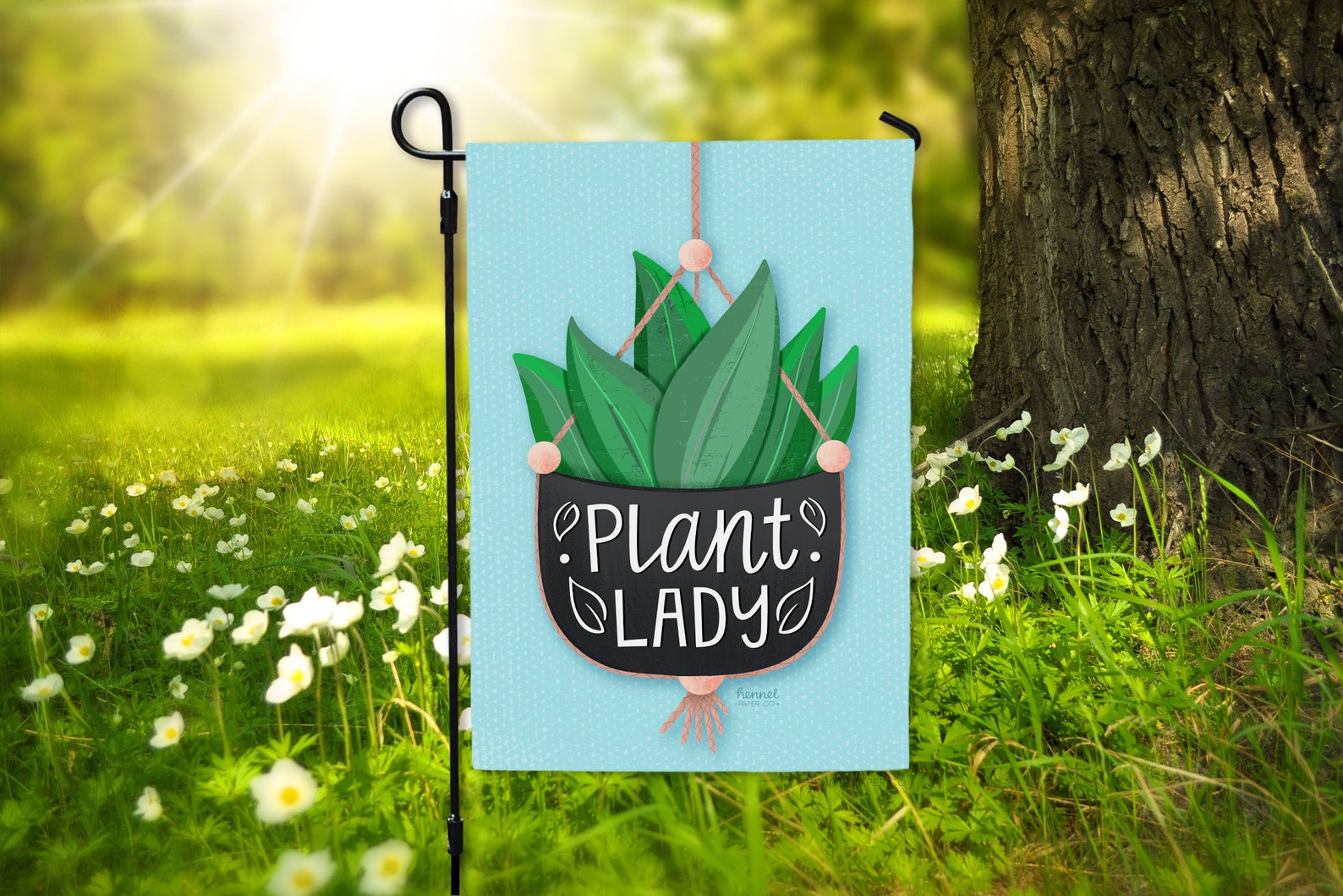 Plant Lady Garden Flag: Double Sided Outdoor Decor - Etsy