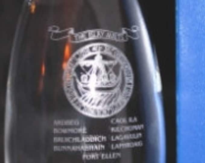 Islay Malts Crest Single Malt Scotch Whisky Glencairn Water - Etsy