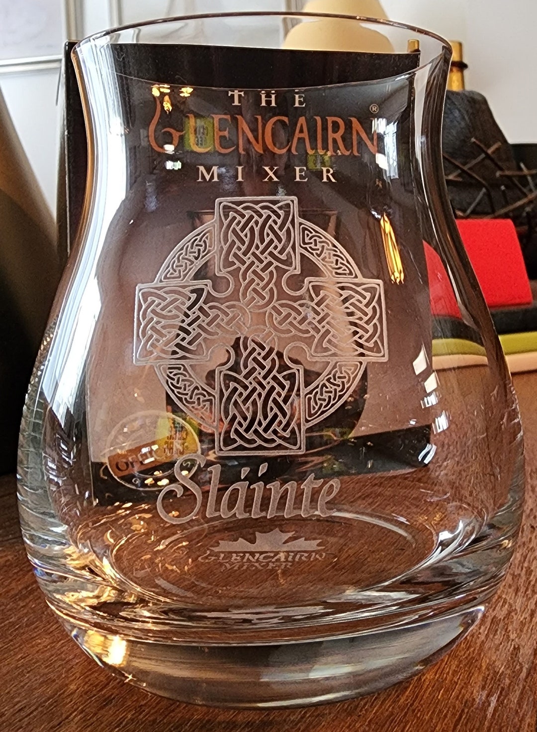 Slainte Celtic Cross Glencairn Whisky Canadian Mixer Tasting Glass - Etsy