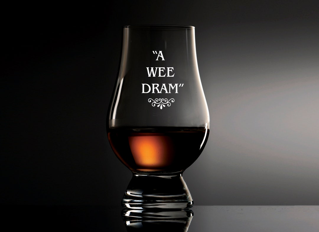 A Wee Dram Glencairn Scotch Whisky Tasting Glass - Etsy