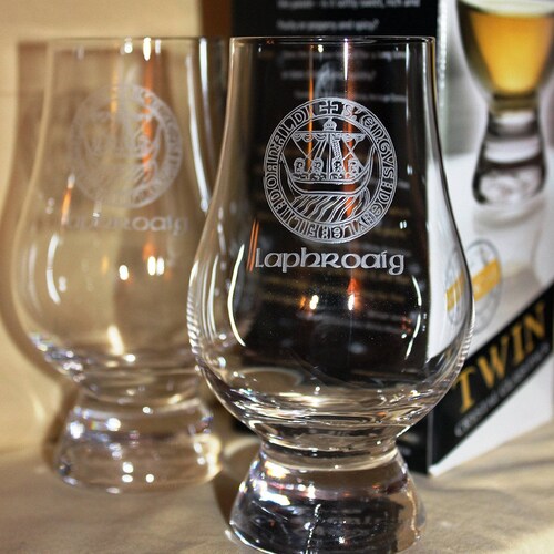 Laphroaig Islay Crest Scotch Malt Whisky Glencairn Tasting - Etsy