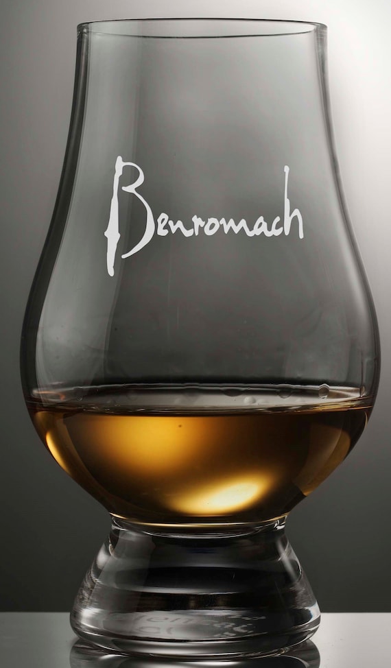Benromach Distillery Logo Official Glencairn Scotch Malt | Etsy