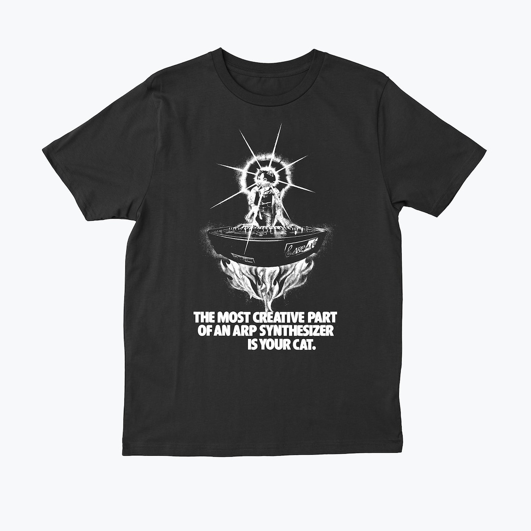 Cats on Synthesizers in Space - Arp T-shirt - Etsy