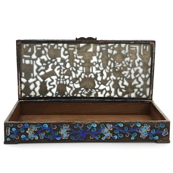 Chinese Enamel Box - Etsy