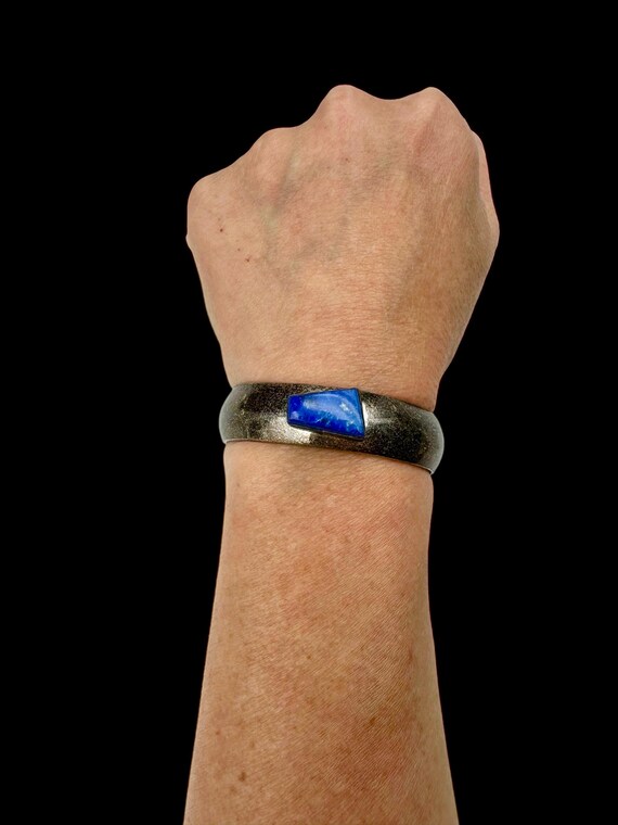 Vintage Cuff Native American Cuff Lapis Cuff Signed P… - Gem