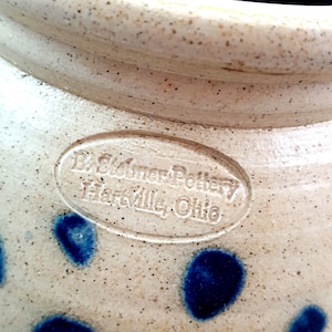 Vintage Stebner Pottery Crock Salt Glaze The Picnic LIMITED | Etsy