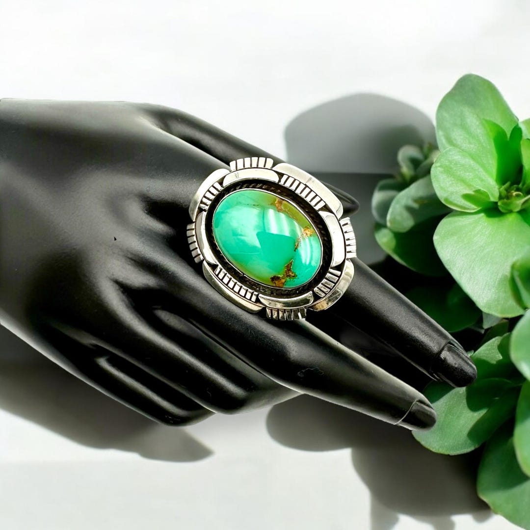 Vintage Royston Turquoise Ring Native American Ring Rita Touchine ...