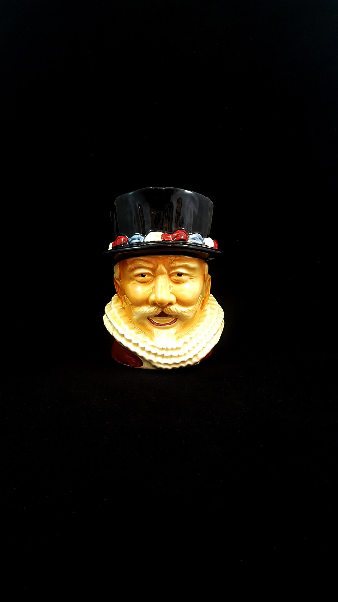 Vintage Beefeater Toby Jug Toby Mug Staffordshire HUGE Gin Gorgeous ...