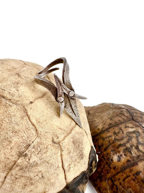 Vintage Sterling Silver Ring Fine Silver Ring .999 Si… - Gem