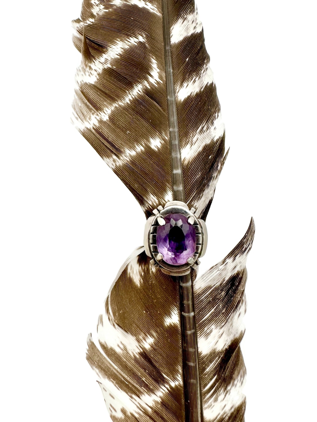 Vintage AMETHYST Ring Native American Ring CARL QUINTANA Ring Rare ...