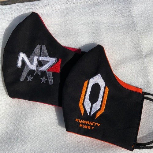 Face Mask Inspired in Mass Effect N7 - Etsy