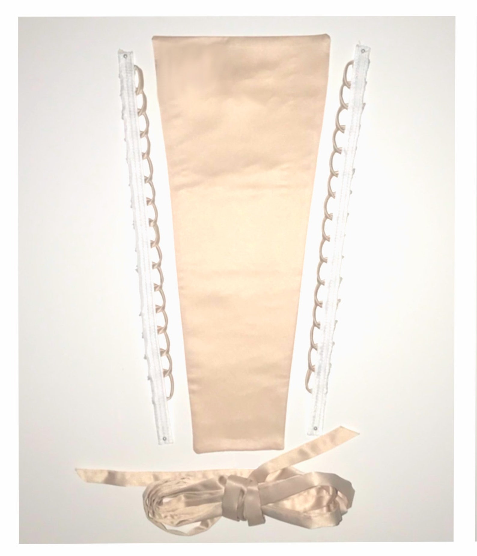 Laceeis Corset Back Kit Bright White Satin Wedding Bridesmaid - Etsy