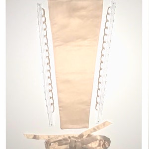 Laceeis Corset Back Kit Ivory Satin Wedding Bridesmaid Gown Zipper ...