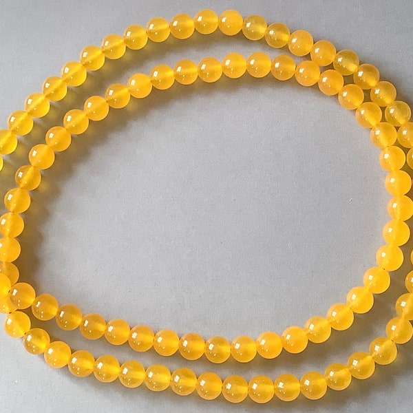 Long Yellow Necklace - Etsy