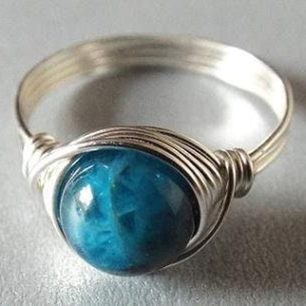 Apatite Ring - Etsy