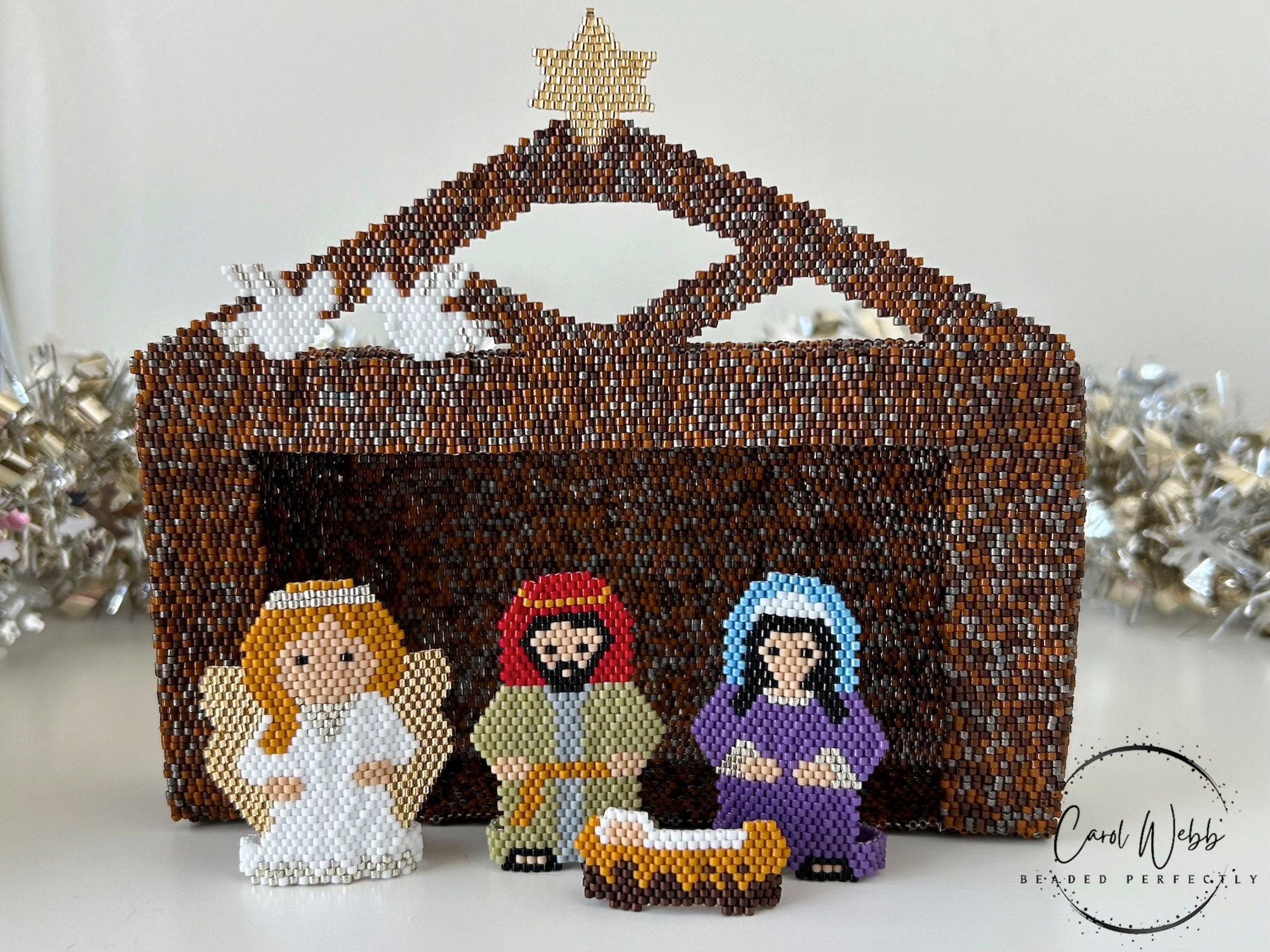 Nativity Complete Set, Brick Stitch and Peyote Stitch Beading, PDF ...